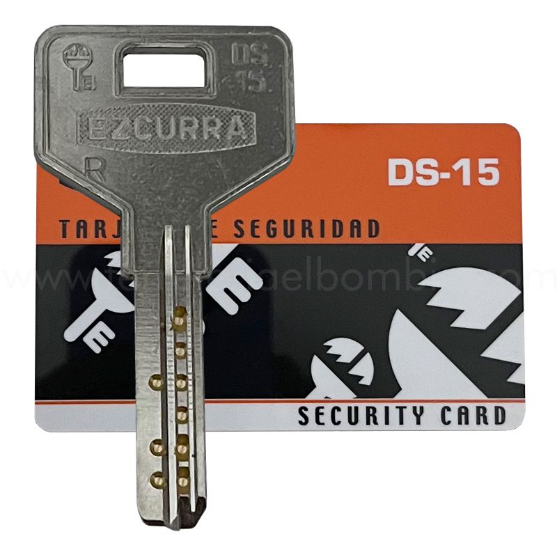 Cilindro seguridad DS-15 EZCURRA. Ferretería El Bombín